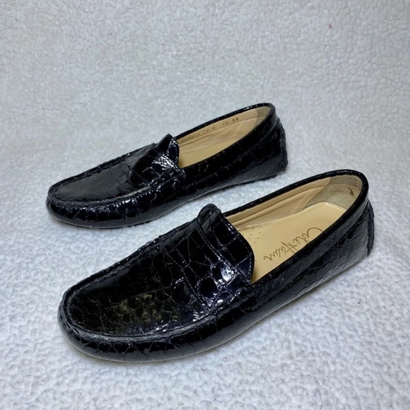 Cole Haan | Shoes | Cole Haan Air Black Patent Leather Loafer Croc ...
